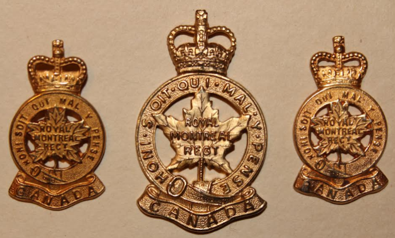 RSM badges Pointe-Claire Cadets – Royal Montreal Regiment