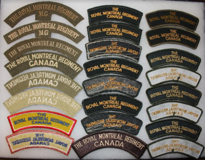 RMR badges & insignia: 1914-2014 – Royal Montreal Regiment