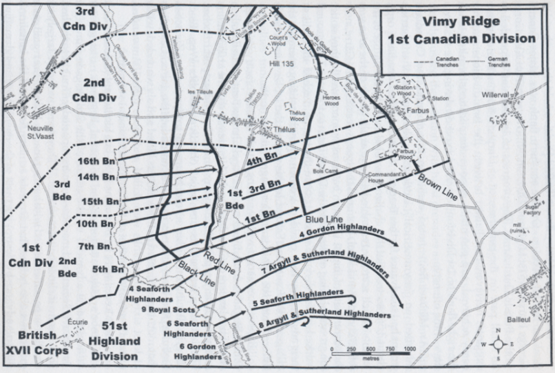 Battle of Vimy Ridge – Royal Montreal Regiment